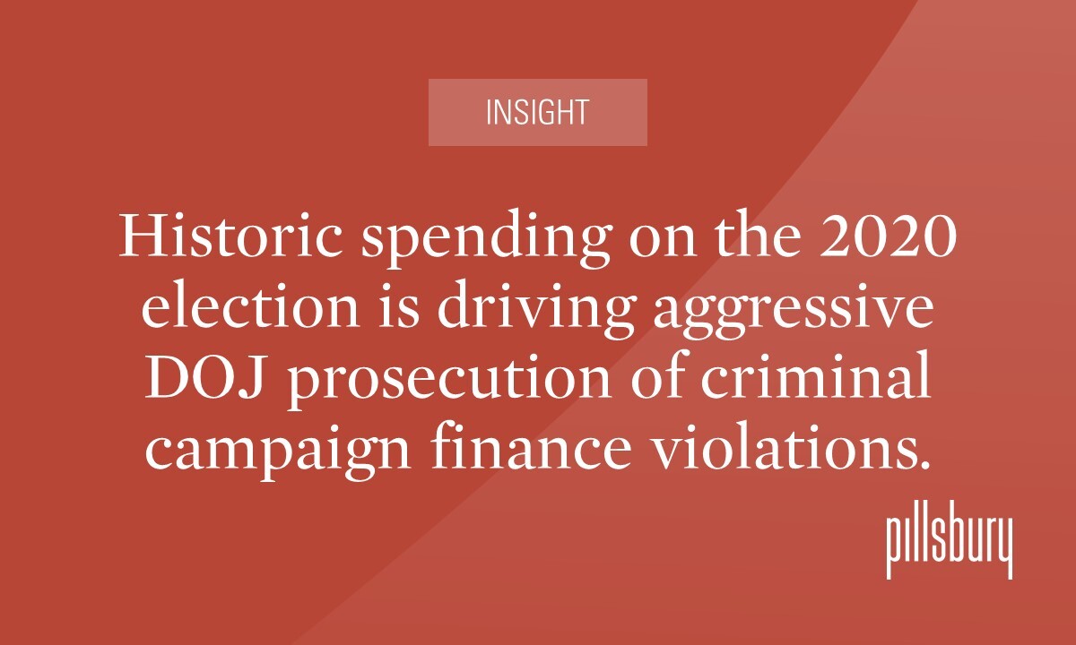 Prohibited Campaign Contributions Can Put Corporate Donors Behind Bars