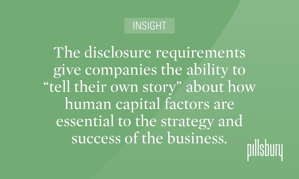 Maximizing Human Capital Disclosure Under New Guidance