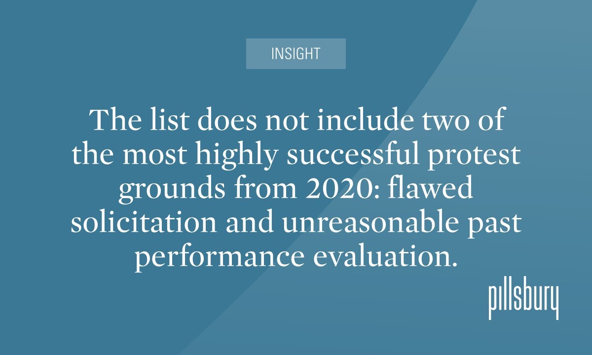 GAO Publishes Fiscal Year 2021 Bid Protest Statistics
