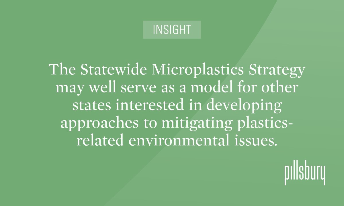California Announces First Statewide Microplastics Strategy
