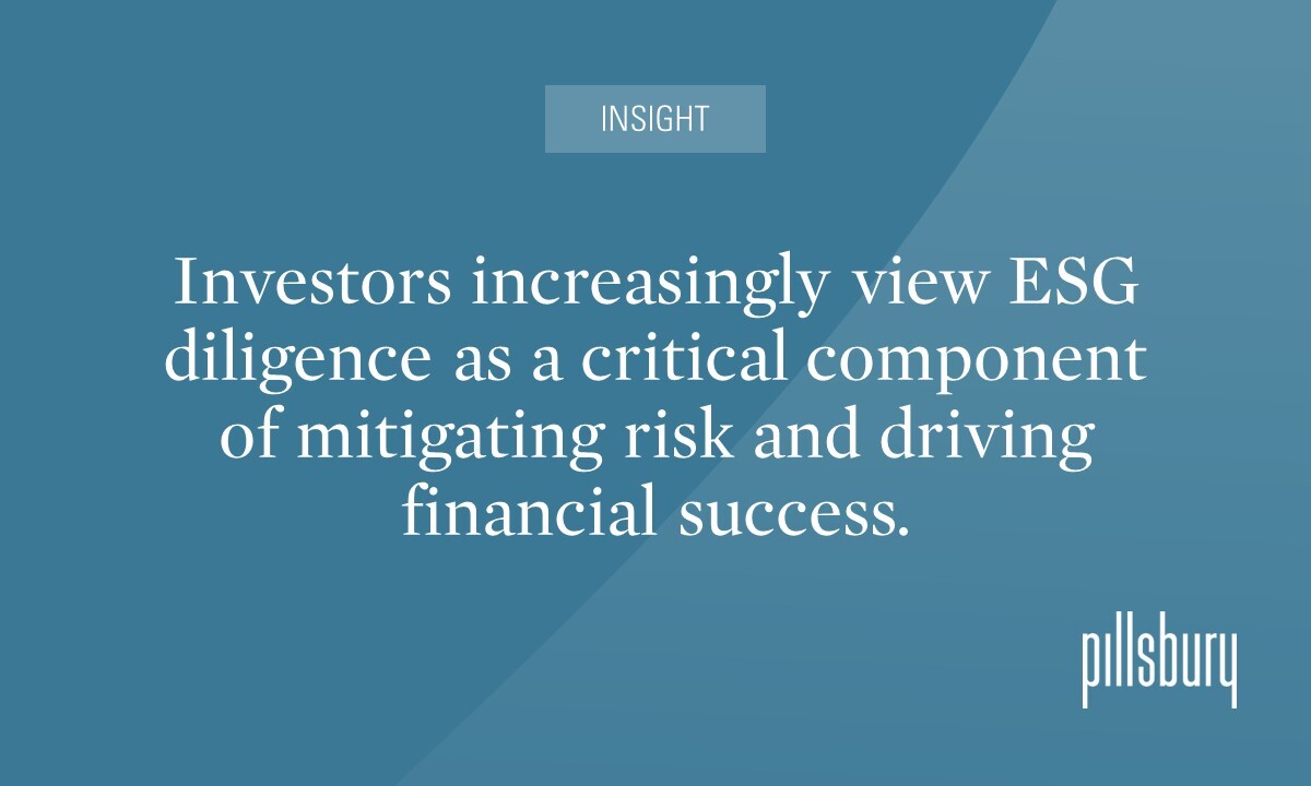 Human Rights Due Diligence—ESG Impact on M&A Transactions