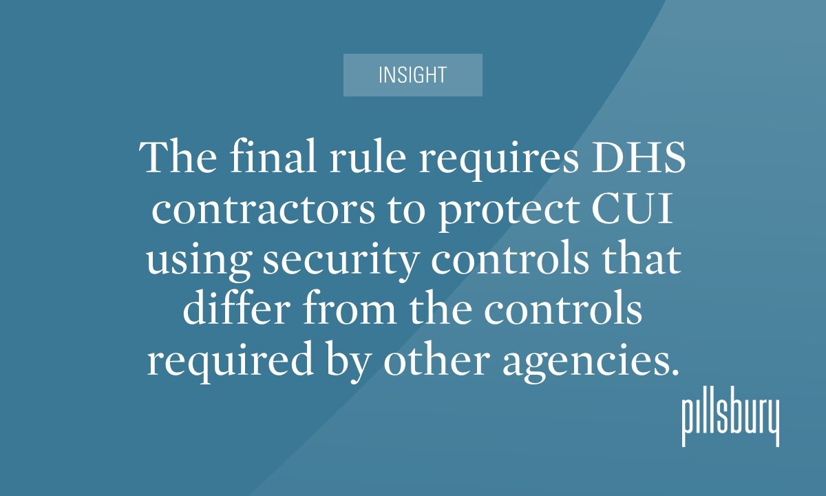 DHS Implements New Security and Privacy Measures for Controlled ...