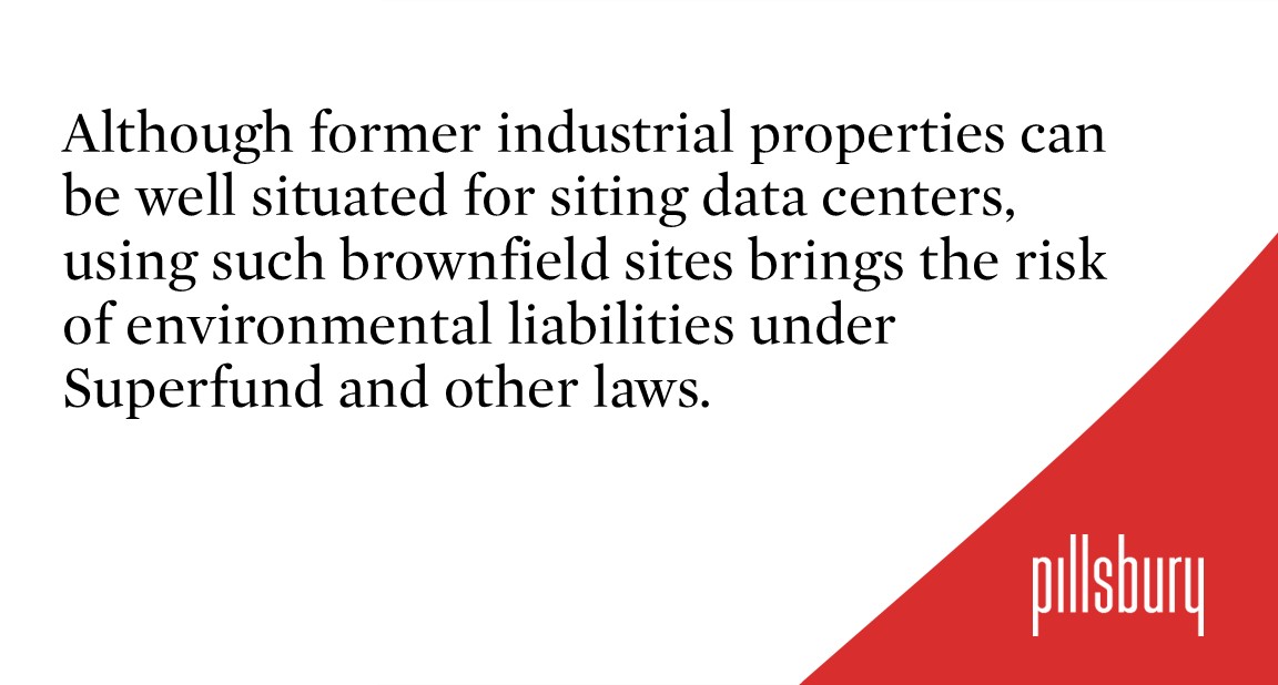 Data Center Development at Brownfields Sites