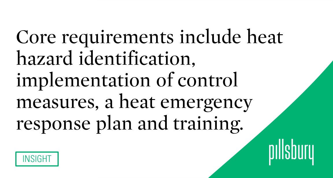 OSHA’s First Federal Heat Standard for Outdoor and Indoor Work