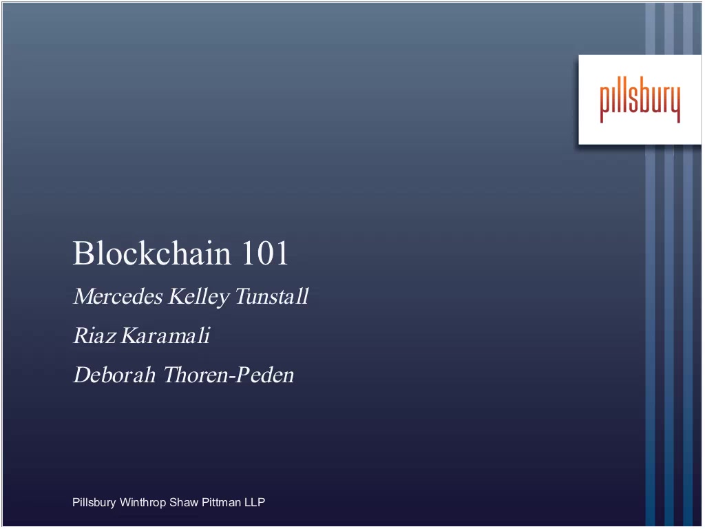 Blockchain 101