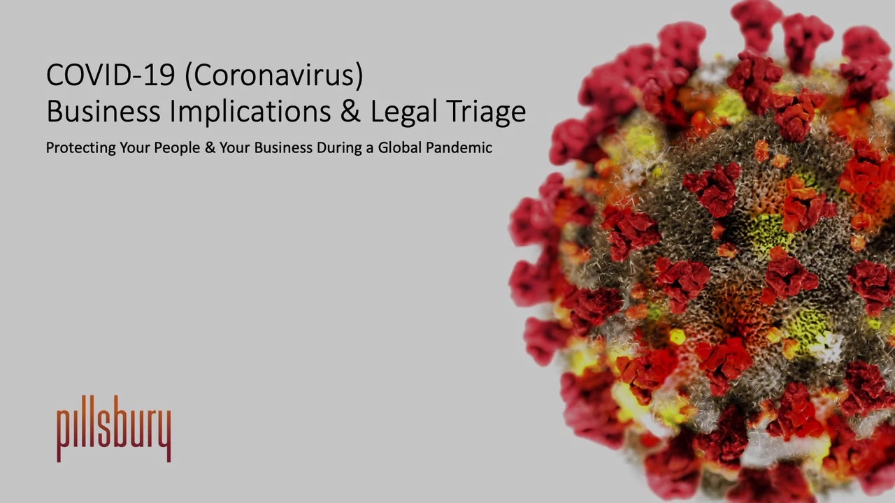 COVID-19 Business Implications & Legal Triage Presentation