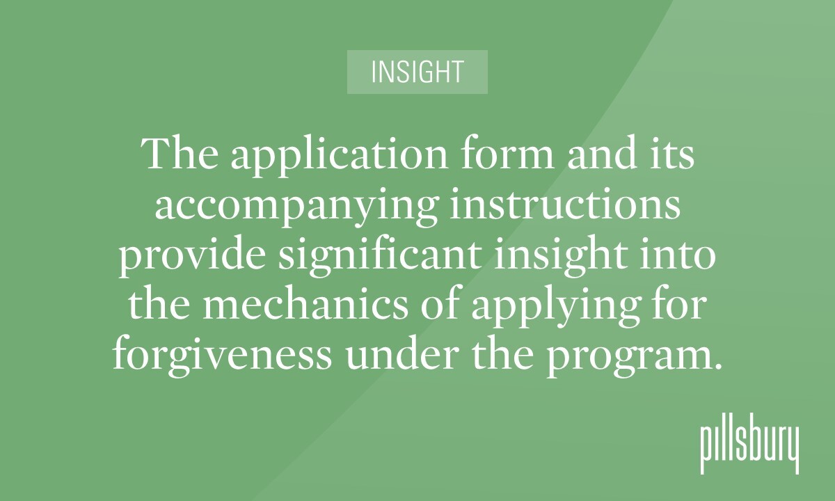 SBA Releases Paycheck Protection Program Forgiveness Application and ...