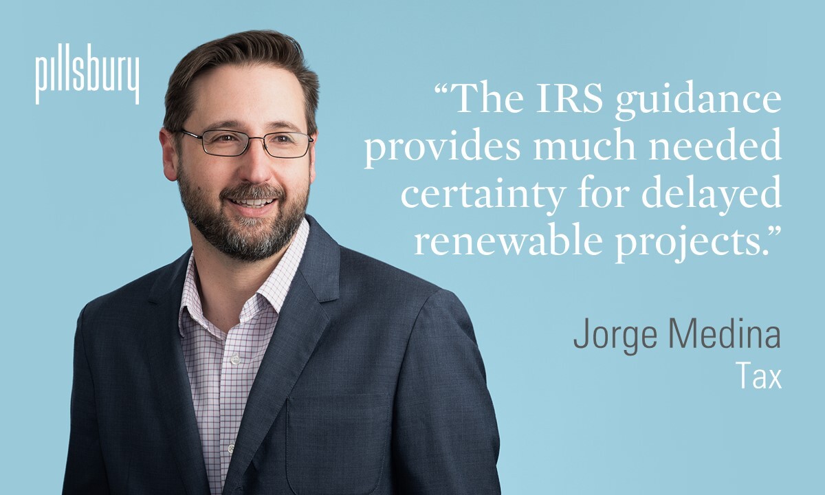 IRS Extends Continuity Safe Harbor For Renewable Energy Projects irs-extends-continuity-safe-harbor-for-renewable-energy-projects
