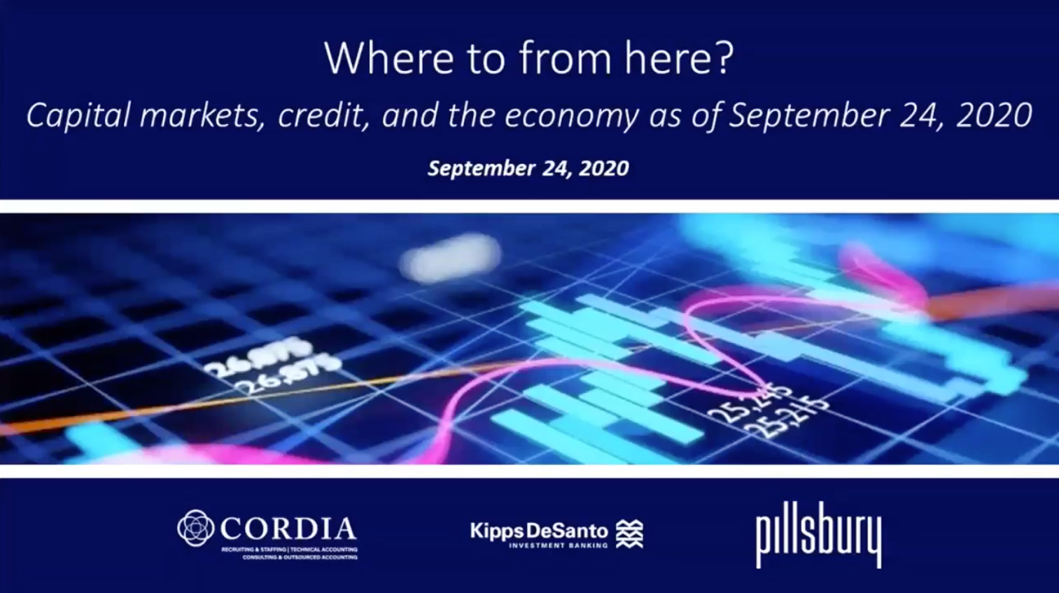 Where to from here? Capital markets, credit, and the economy as of ...