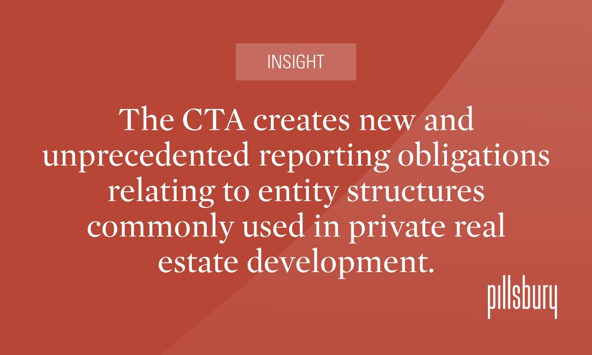 The CTA and New Real-Estate-Related Compliance Obligations