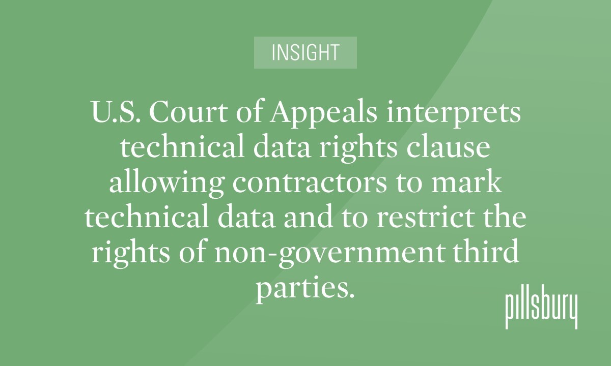 Contractors Have Some Leeway to Mark Noncommercial Technical Data