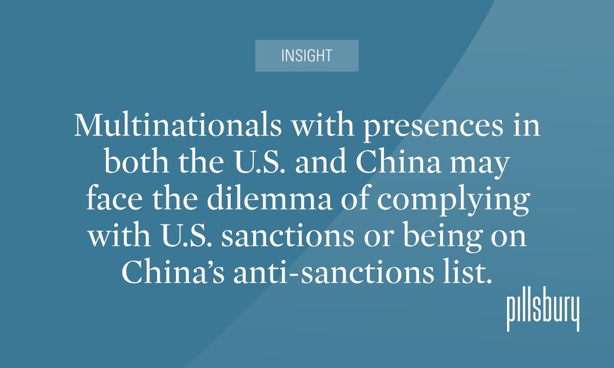 China Passes Sweeping Anti-Foreign Sanctions Law