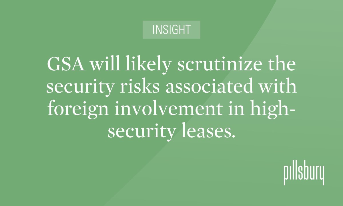 New GSA Regulations Governing Foreign Ownership Disclosure