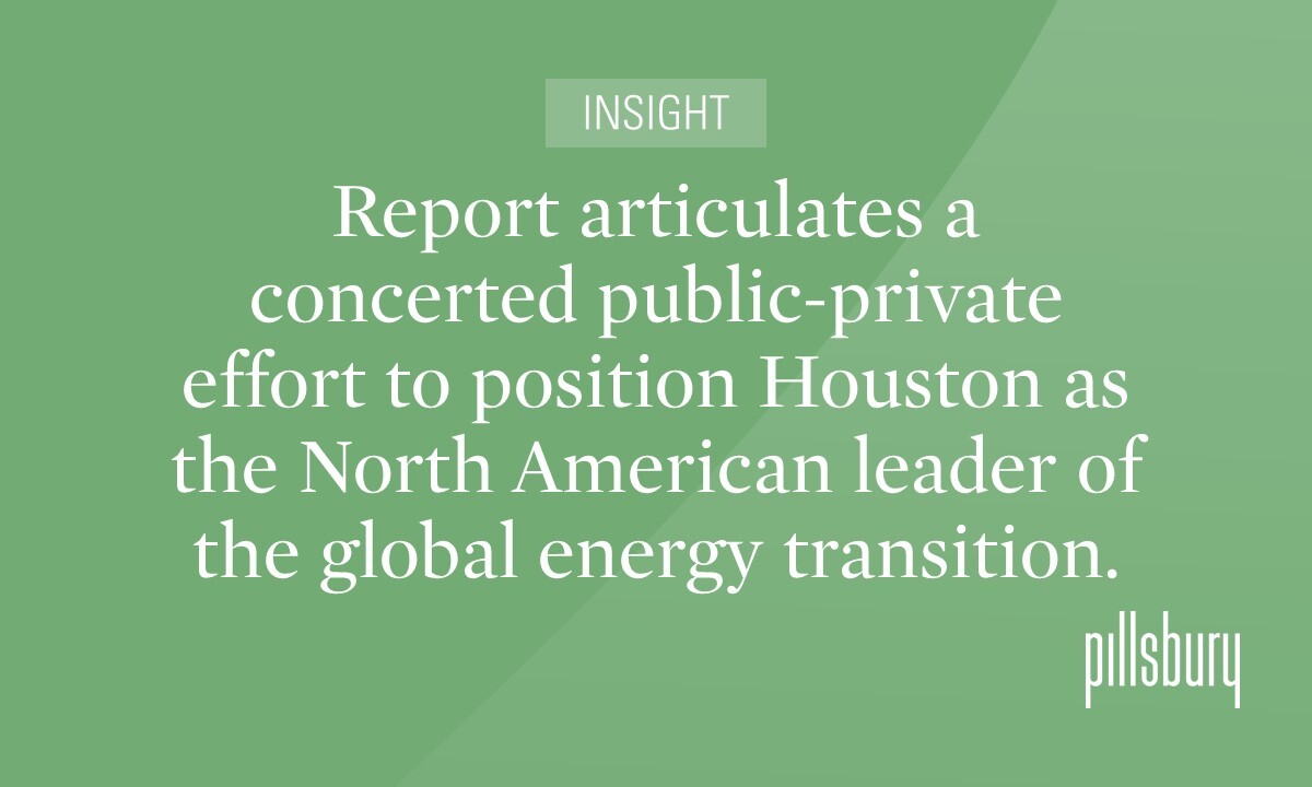 "Energy Capital of the World" to be the "Energy Transition Capital"