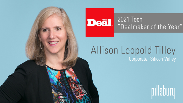 Allison Leopold Tilley Hailed as Technology “Dealmaker of the Year” in ...