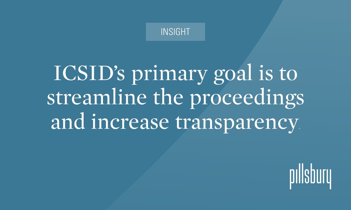 ICSID Issues an Amended Set of Arbitration Rules