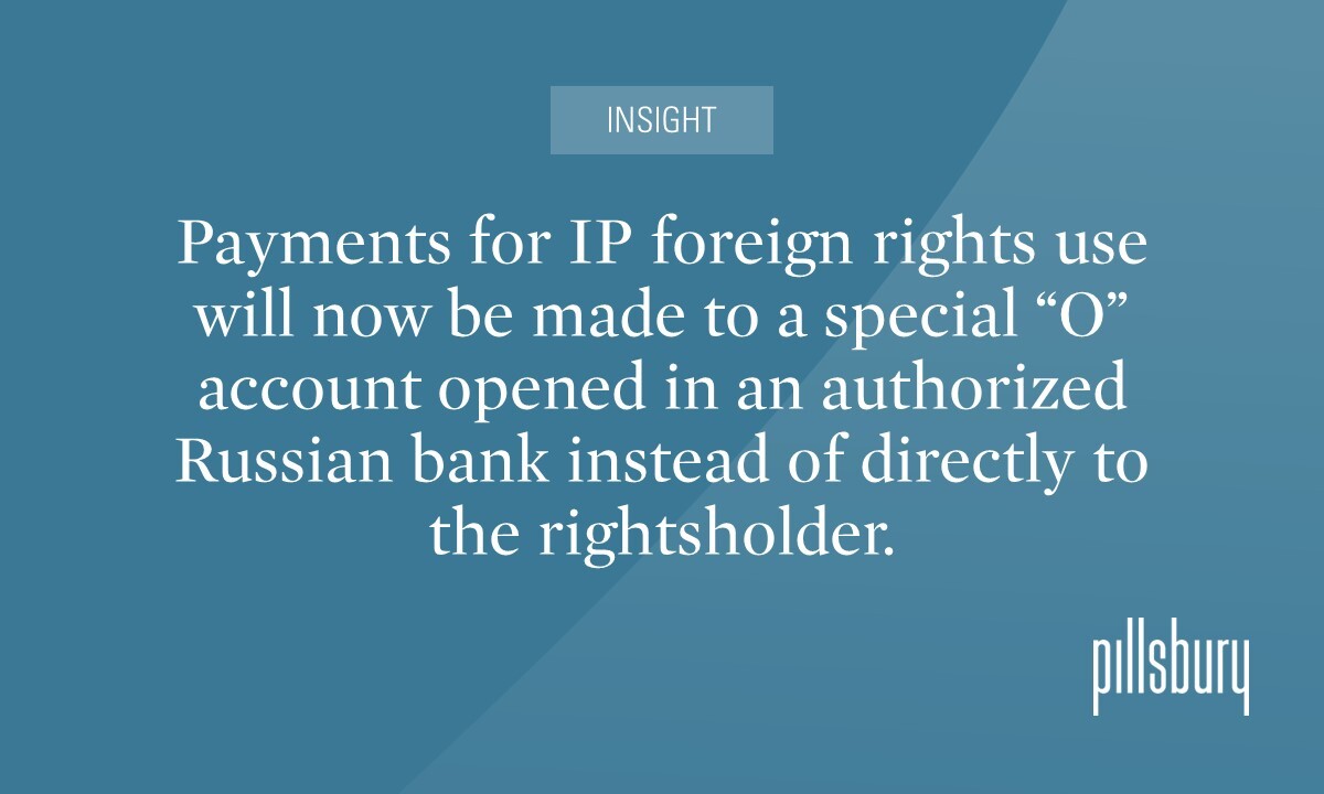 Russia Introduces Tools for Use of Foreign IP Rights