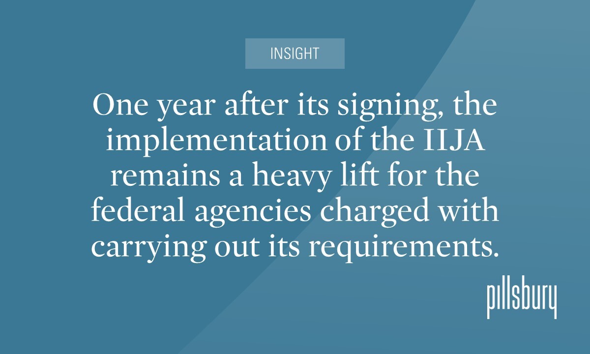 The Infrastructure Investment and Jobs Act (IIJA): An Anniversary Report