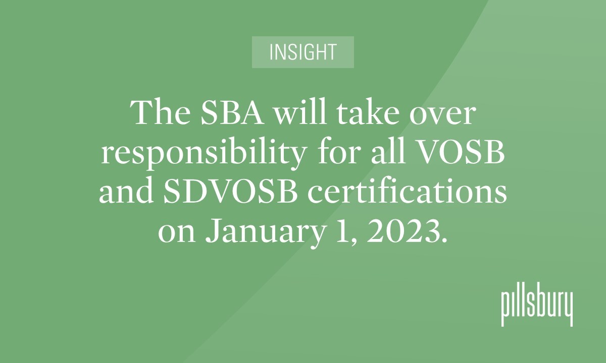 SBA Final Rule on Veteran-Owned Certifications