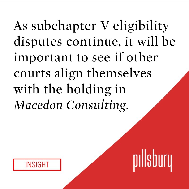 Conflicting Court Rulings on Subchapter V Eligibility Leave Small ...